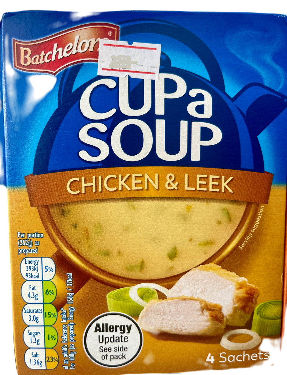 Cup soup chicken & Leek – Jomtien LANES Expat Foods